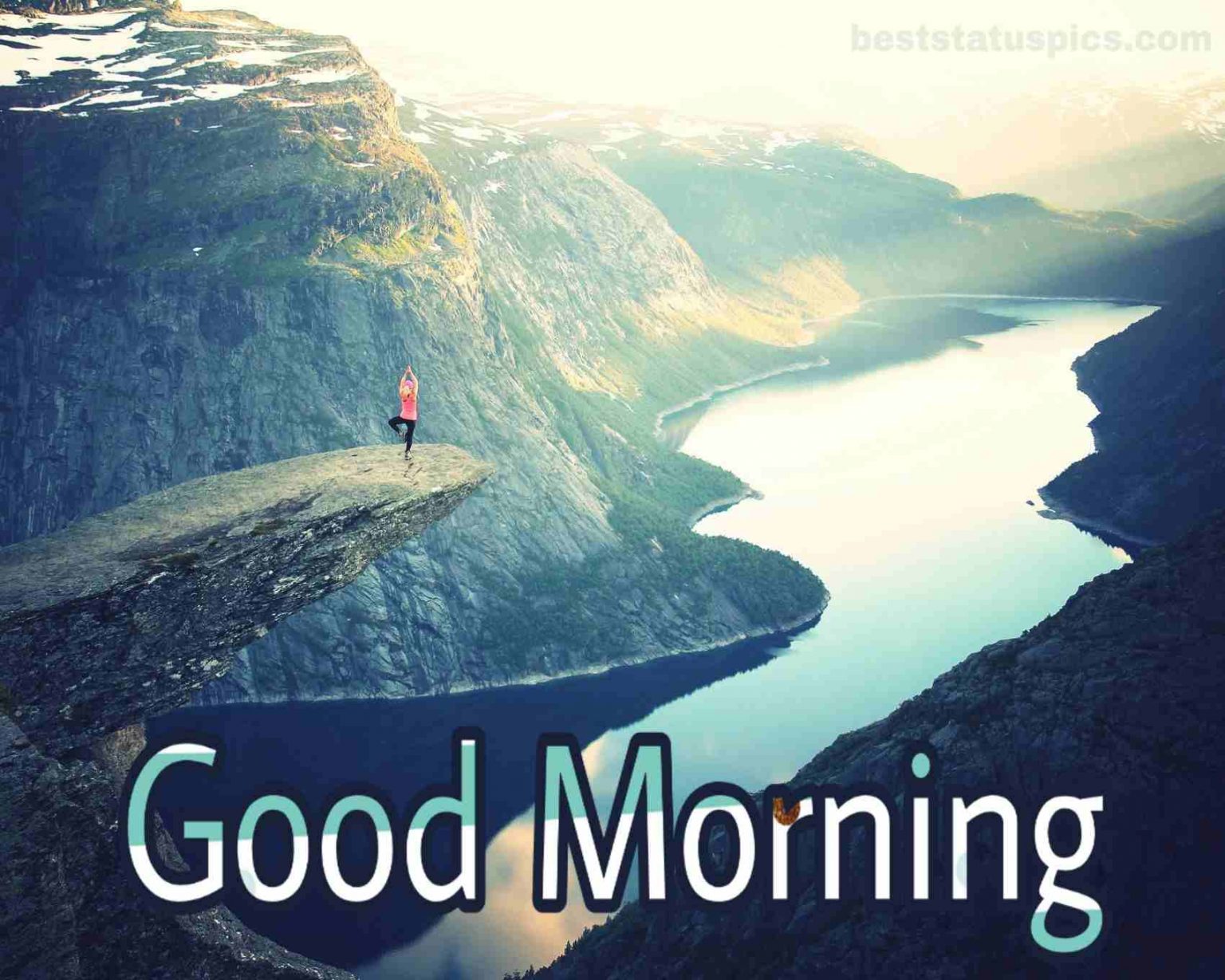 Beautiful Good Morning Mountain HD Images [2024] - Best Status Pics