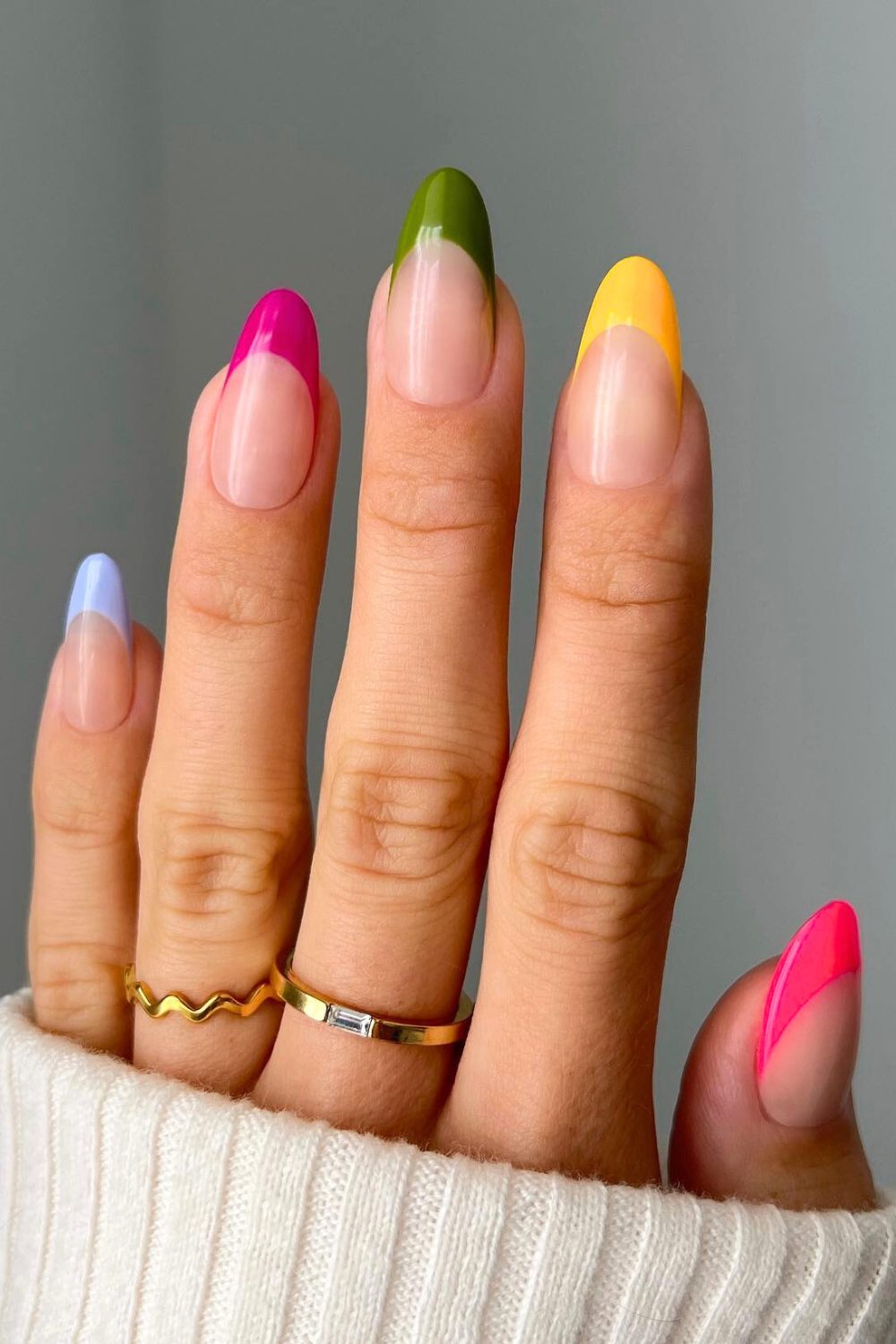 23+ Cute & Trendy Summer French Tip Nail Ideas - Best Status Pics