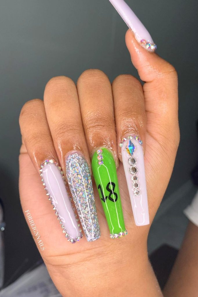 31+ Cute & Best 18th Birthday Acrylic Nail Ideas - Best Status Pics ...