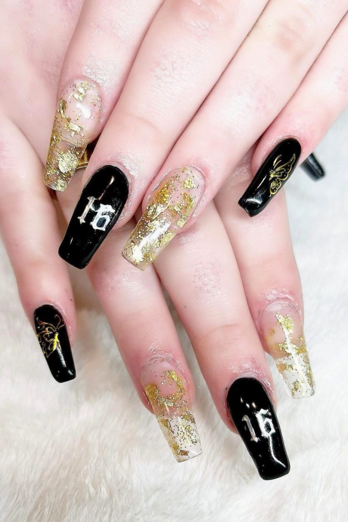 25+ Best Sweet 16 Nail Ideas for 16th Birthday Party - Best Status Pics