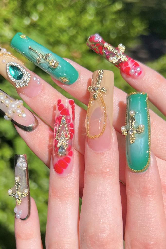 25+ Best Sweet 16 Nail Ideas for 16th Birthday Party - Best Status Pics