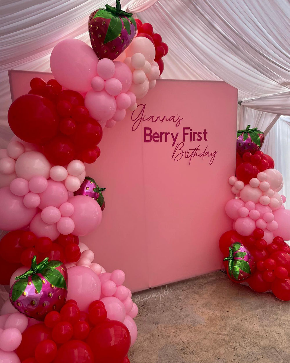 50+ Sweet & Simple: Berry First Birthday Party Ideas - Best Status Pics ...