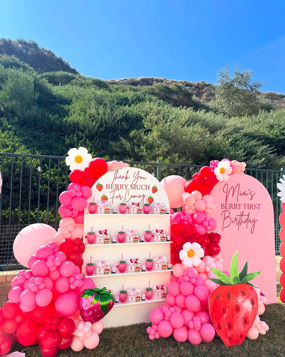 50+ Sweet & Simple: Berry First Birthday Party Ideas - Best Status Pics ...