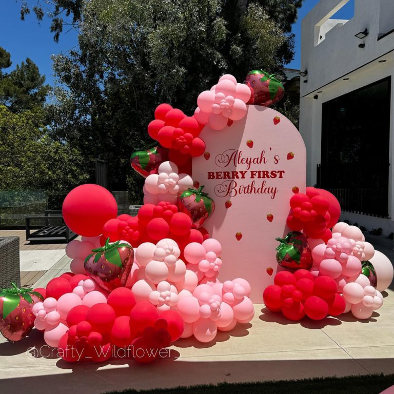 50+ Sweet & Simple: Berry First Birthday Party Ideas - Best Status Pics