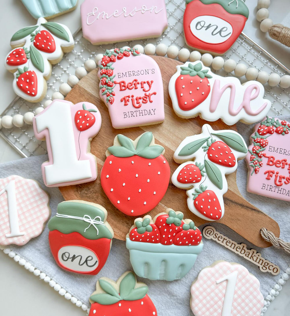 50+ Sweet & Simple: Berry First Birthday Party Ideas - Best Status Pics ...