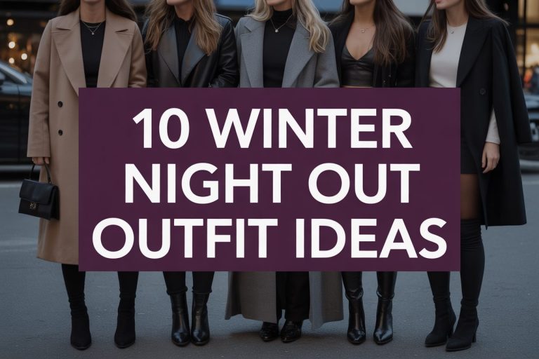 10 Elegant Winter Night Out Outfit Ideas - Best Status Pics