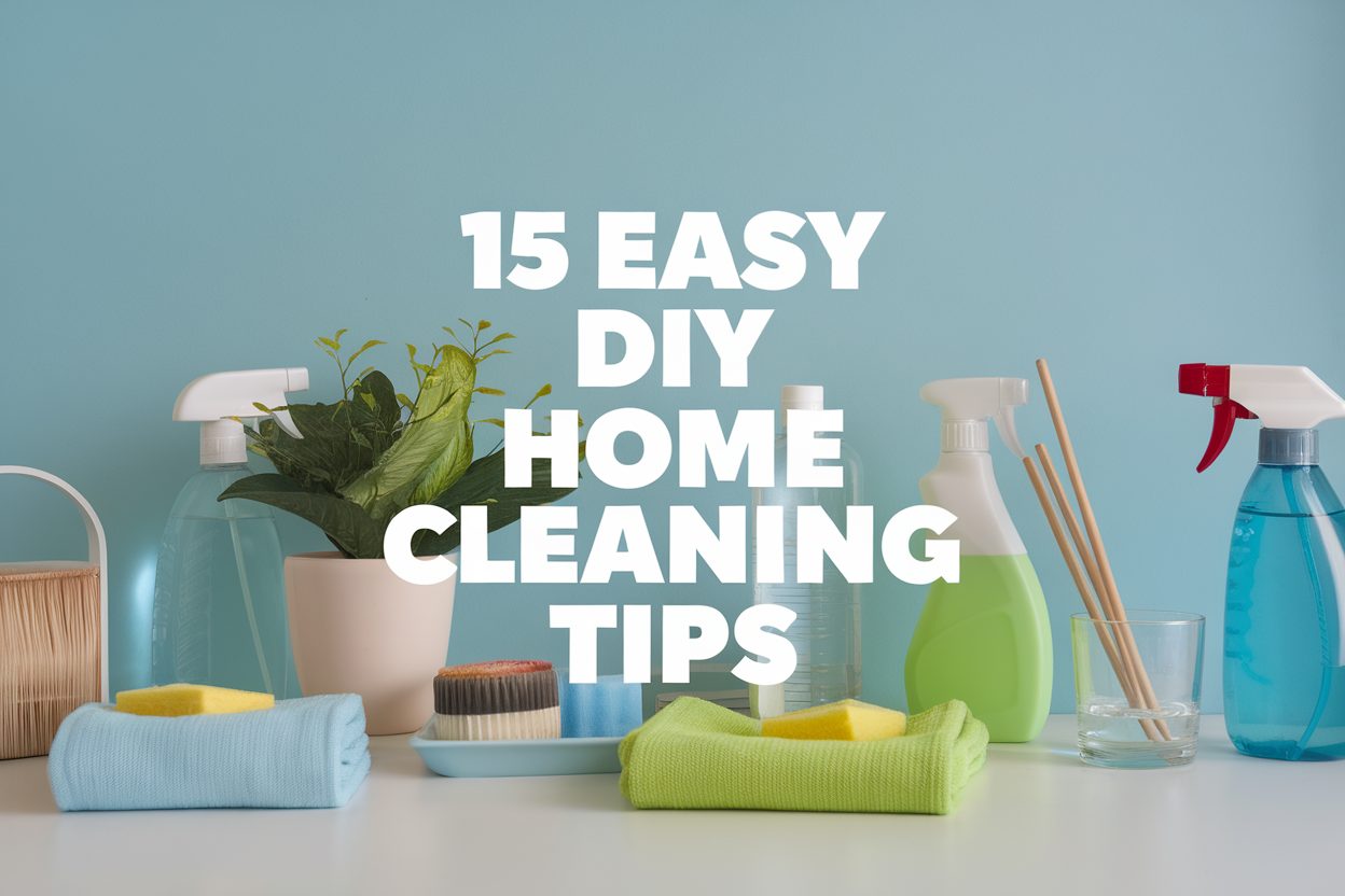 15 Easy DIY Home Cleaning Tips That Actually Work - Best Status Pics