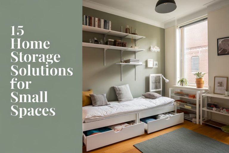 15 Home Storage Solutions for Small Spaces - Best Status Pics