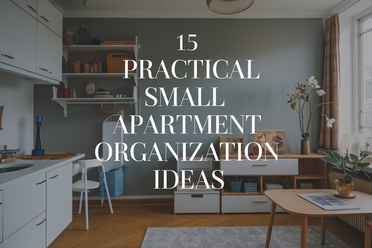 15 Practical Small Apartment Organization Ideas That Work - Best Status ...