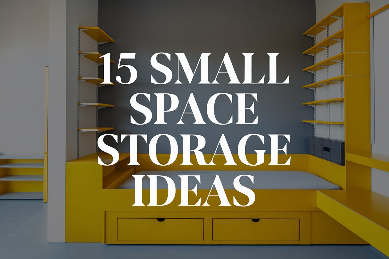 15 Small Space Storage Ideas That Look Beautiful - Best Status Pics