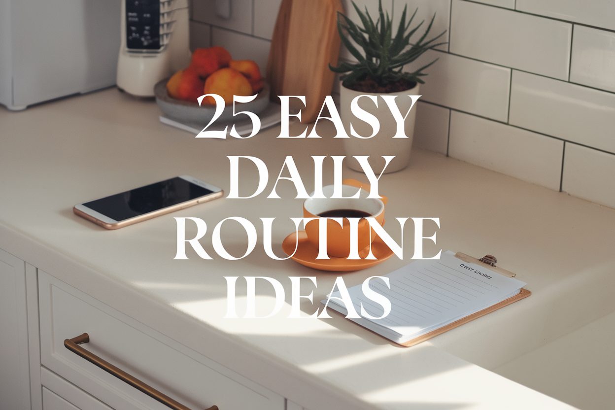 25 Easy Daily Routine Ideas for a Calm, Productive Life - Best Status ...
