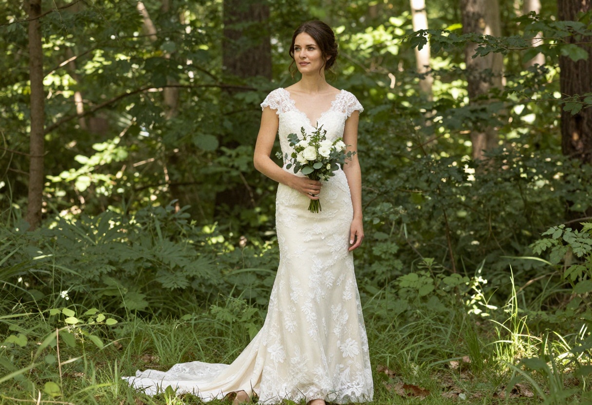 11 Forest Wedding Dress Outfit Ideas with Delicate Lace - Best Status ...